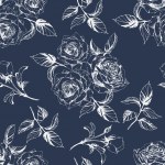 Seamless wallpaper with roses Stock Vector Image by ©Gizele #102170794