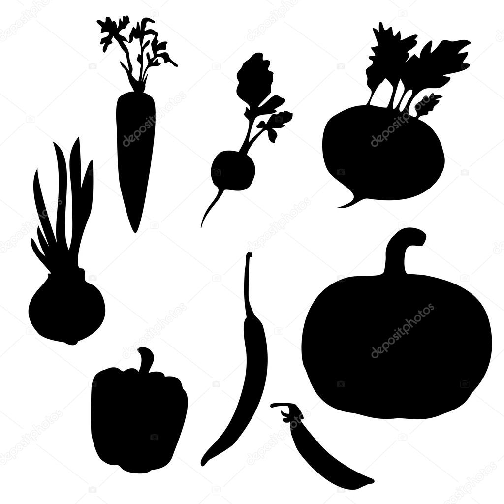 Vegetable shape. vector illustration Stock Vector Image by ©fsafonova1 ...