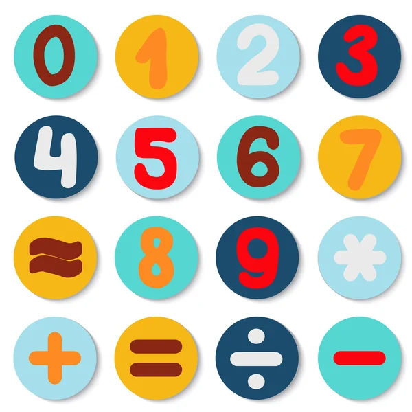 Numbers icons set Stock Vector Image by ©huhulin #69403513
