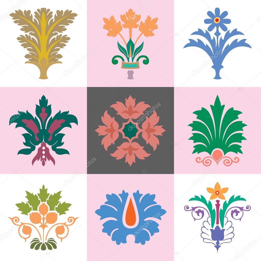 Vector set of beautiful design elements Stock Vector Image by ©HuangArt ...