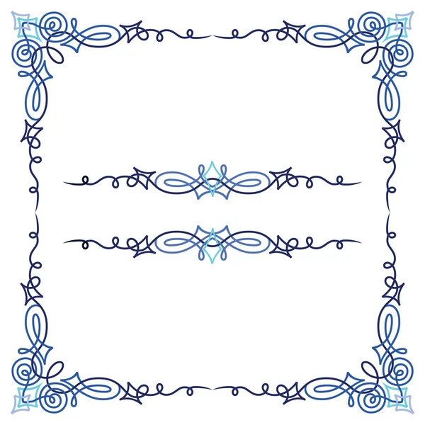 Fancy Blue Border
