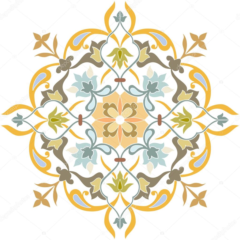 Decorative pattern with beautiful detailed ornament — Stock Vector ...