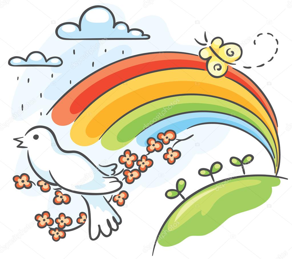 Spring drawing Stock Vector Image by ©Katerina_Dav #54165231