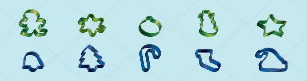 Set cookie cutter, Royalty-free Set cookie cutter Vector Images ...