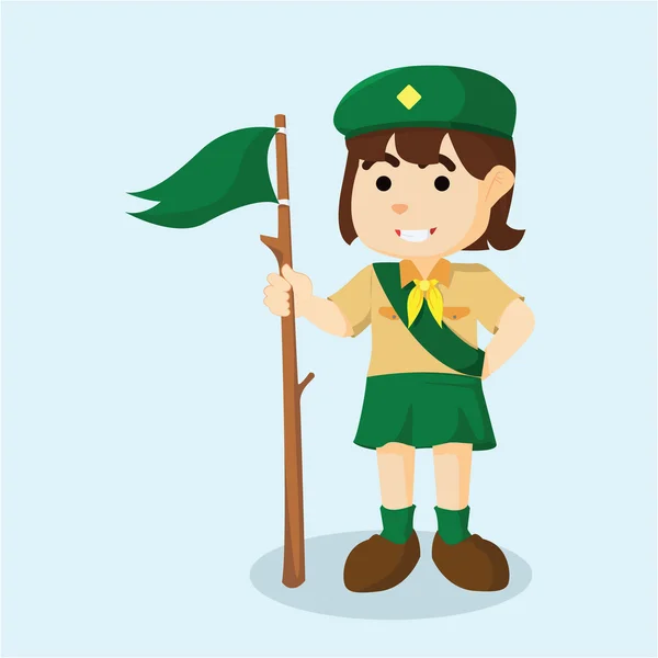 Scout fille images vectorielles, Scout fille vecteurs libres de droits ...