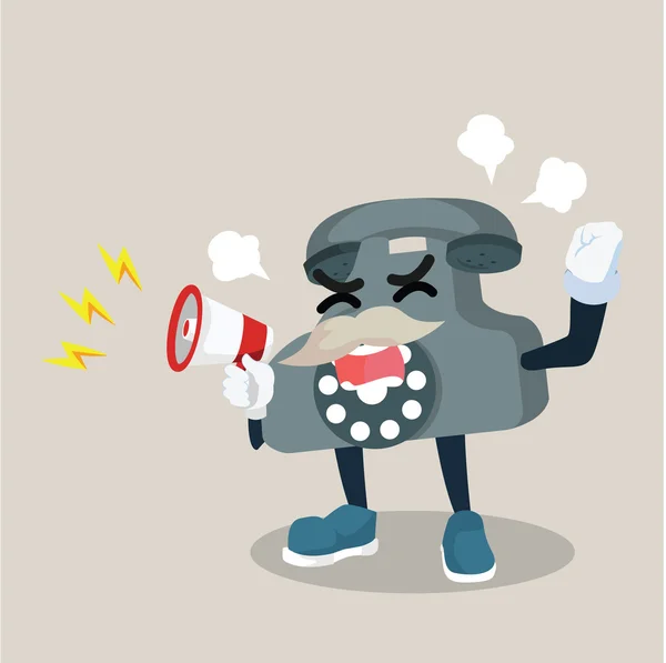 ᐈ Angry phones stock vectors, Royalty Free angry phone call ...