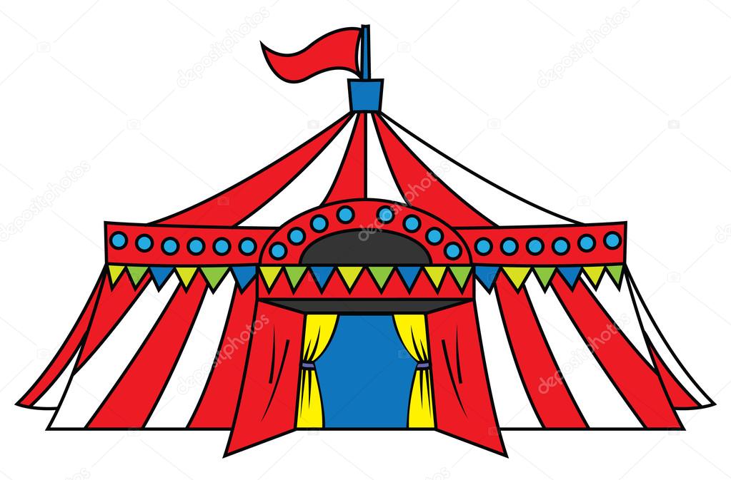 tendone da circo — Vettoriali Stock © funwayillustration #54804649