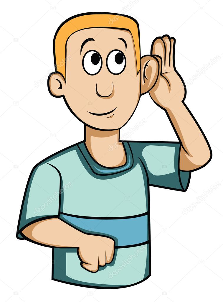 Ouvir Vetor de stock de ©funwayillustration 54805153