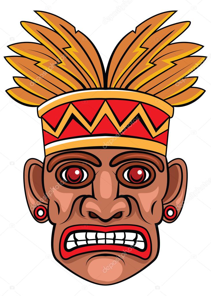 Hawaii Mask Stock Vector Image by ©funwayillustration #54810241