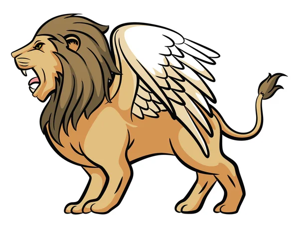 Leon alado imágenes de stock de arte vectorial | Depositphotos