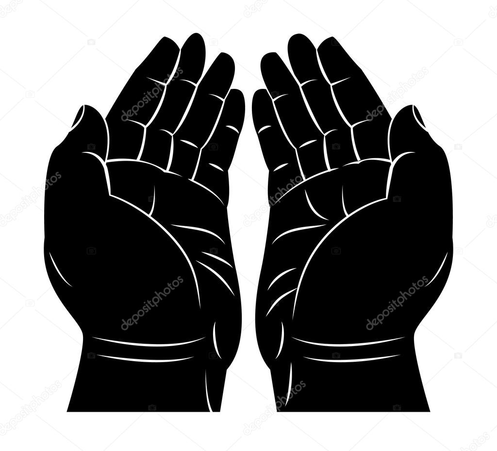 Tangan berdoa Vektor Stok oleh ©funwayillustration 59568977
