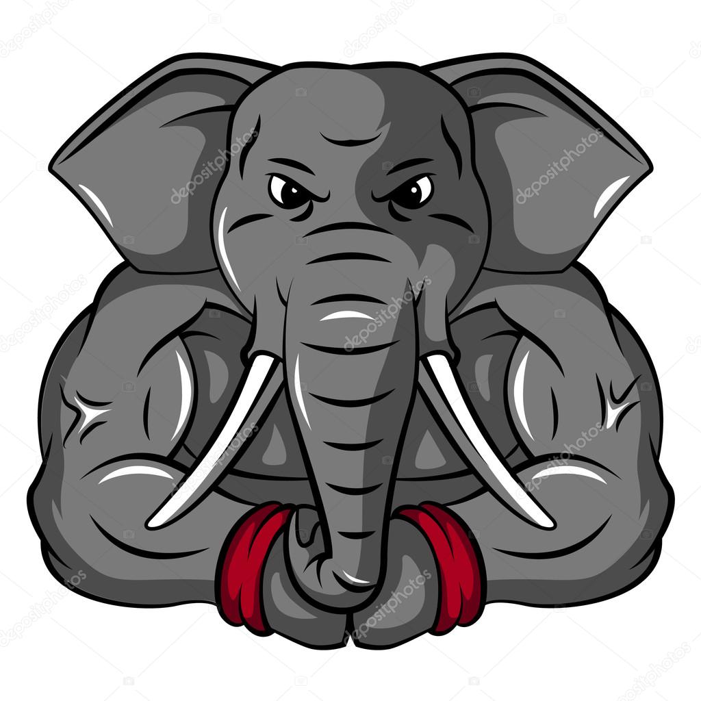 Elephant Mascot Stock Vector Image by ©funwayillustration #64129829