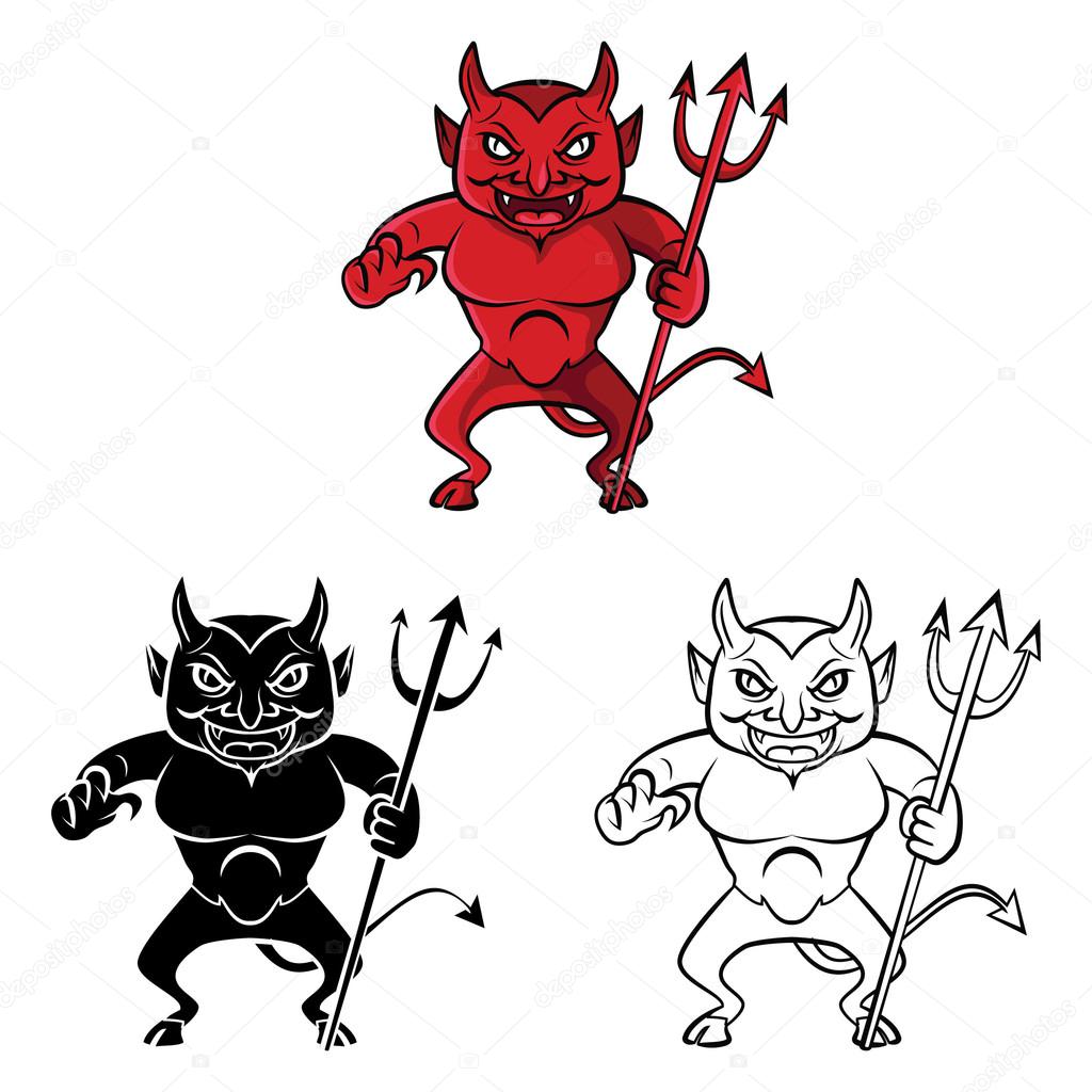 Devils set collection Stock Illustration by ©funwayillustration #66944603