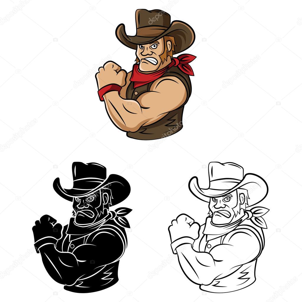 Cowboys men collection Stock Vector Image by ©funwayillustration #66944737