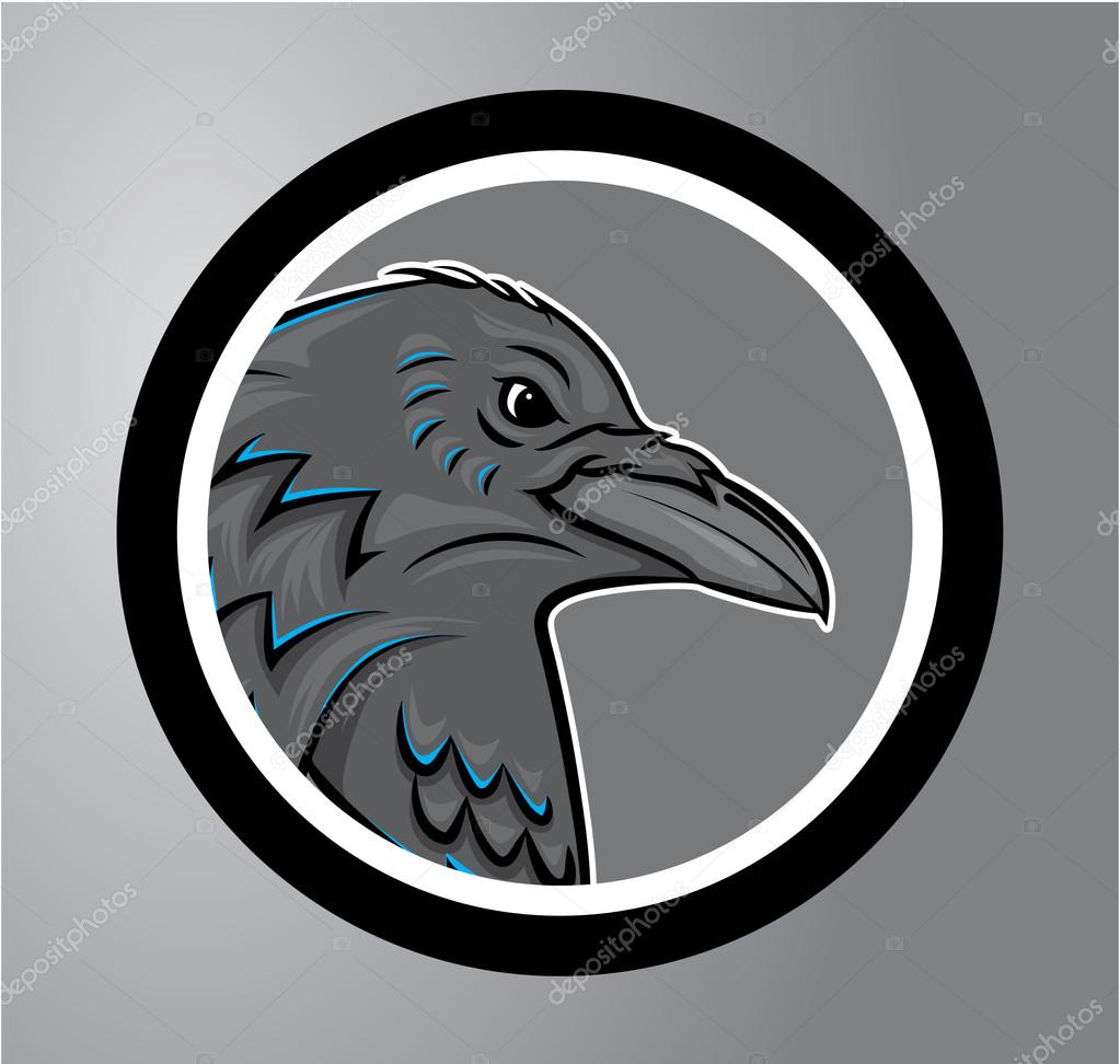 Ravens Circle sticker Stock Vector Image by ©funwayillustration #73890755