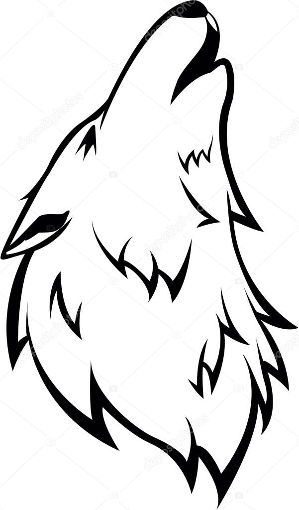 Howling Wolf Symbol