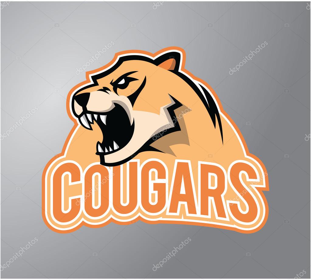 Cougar Head Logo Vector
