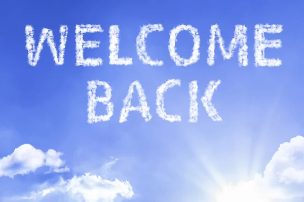 Welcome Back From Vacation Sign