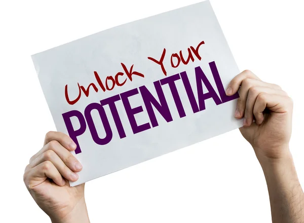 Unlock your potential sign Stock Photo by ©gustavofrazao 54690171