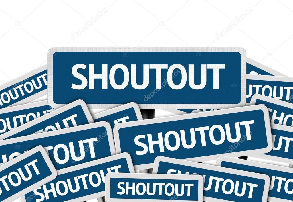 Shoutout written on multiple road sign — Stock Photo © gustavofrazao ...