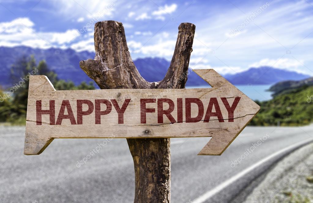 Happy Friday wooden sign — Stock Photo © gustavofrazao #54772401
