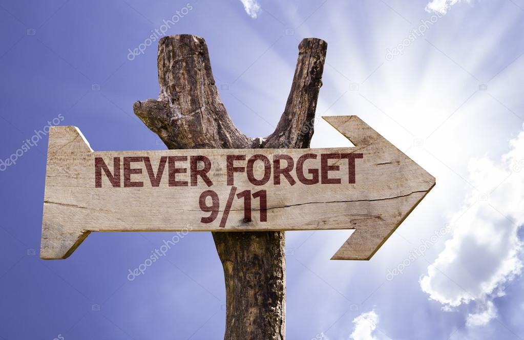 Never Forget 9.11 wooden sign — Stock Photo © gustavofrazao #54773975