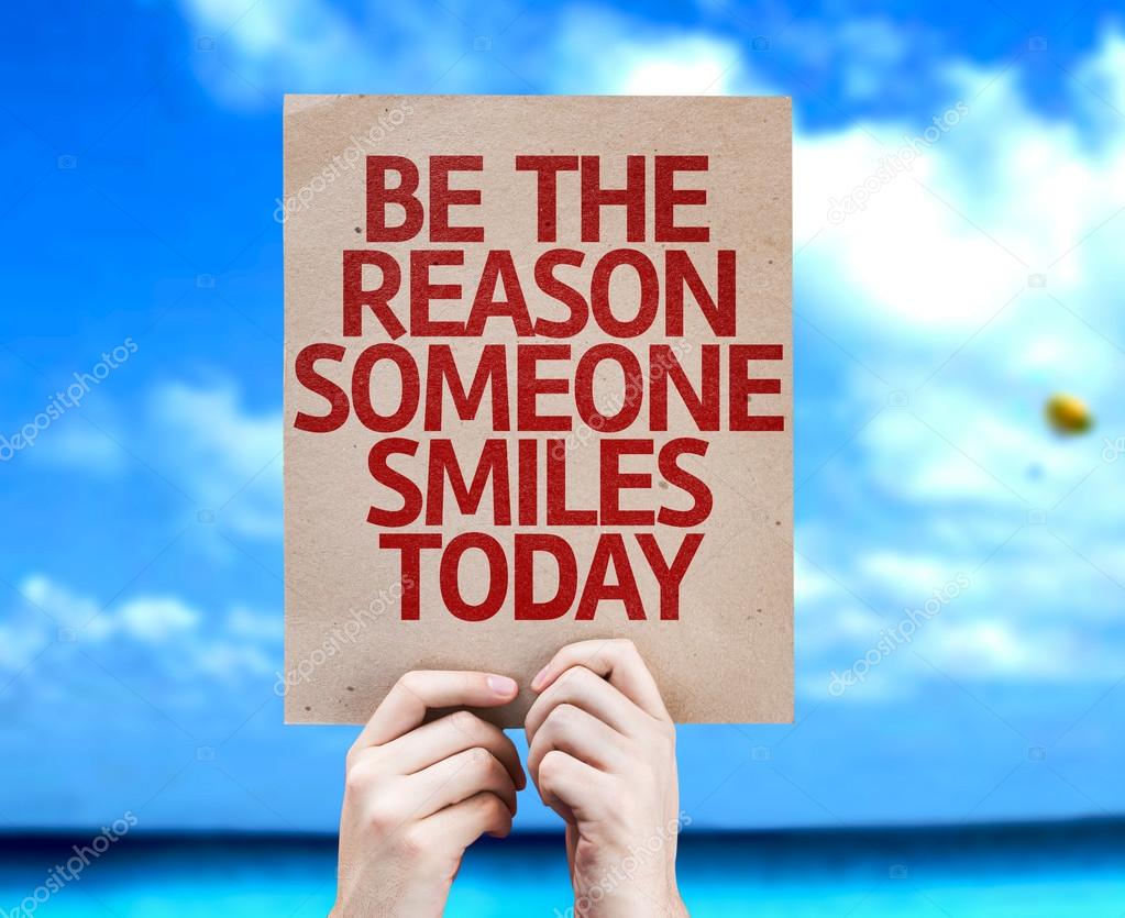 Ser la raz n por la que alguien sonr e hoy tarjeta 2024