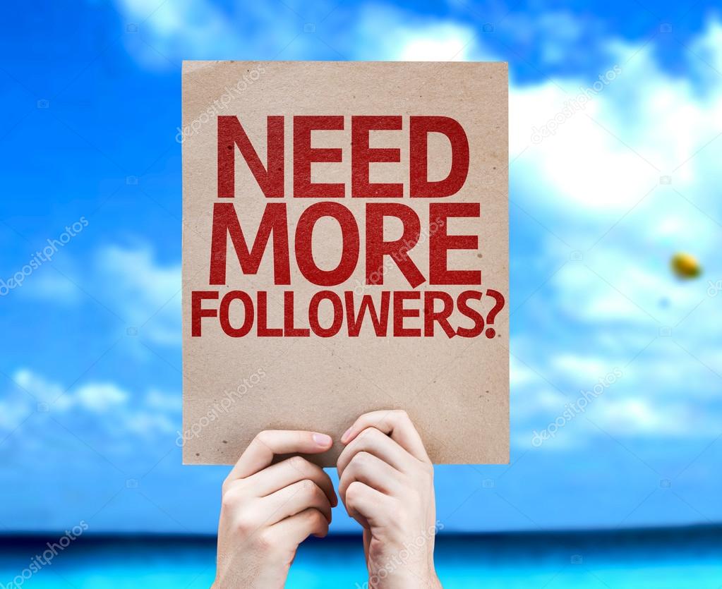 Need More Followers? card — Stock Photo © gustavofrazao #59672005