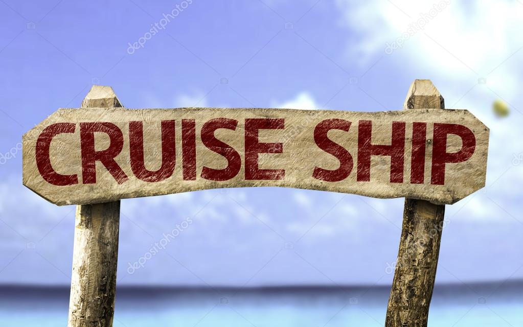 Cruise ship sign — Stock Photo © gustavofrazao #59677645