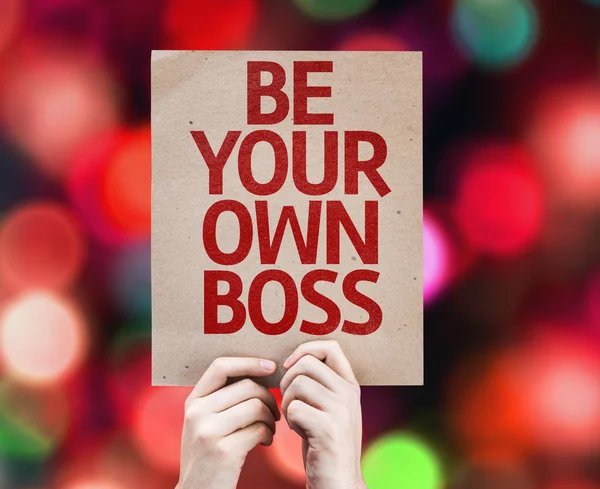Be Your Own Boss card — Stock Photo © gustavofrazao #63145941