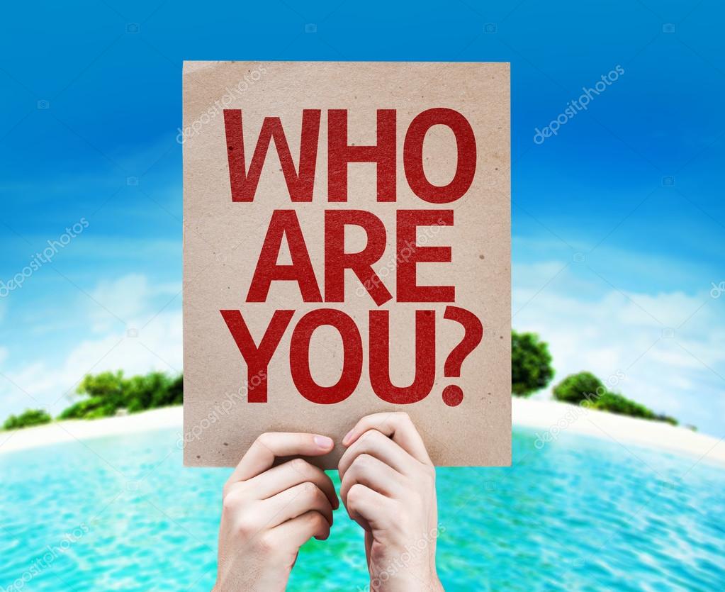 ¿Quién es usted? tarjeta 2024