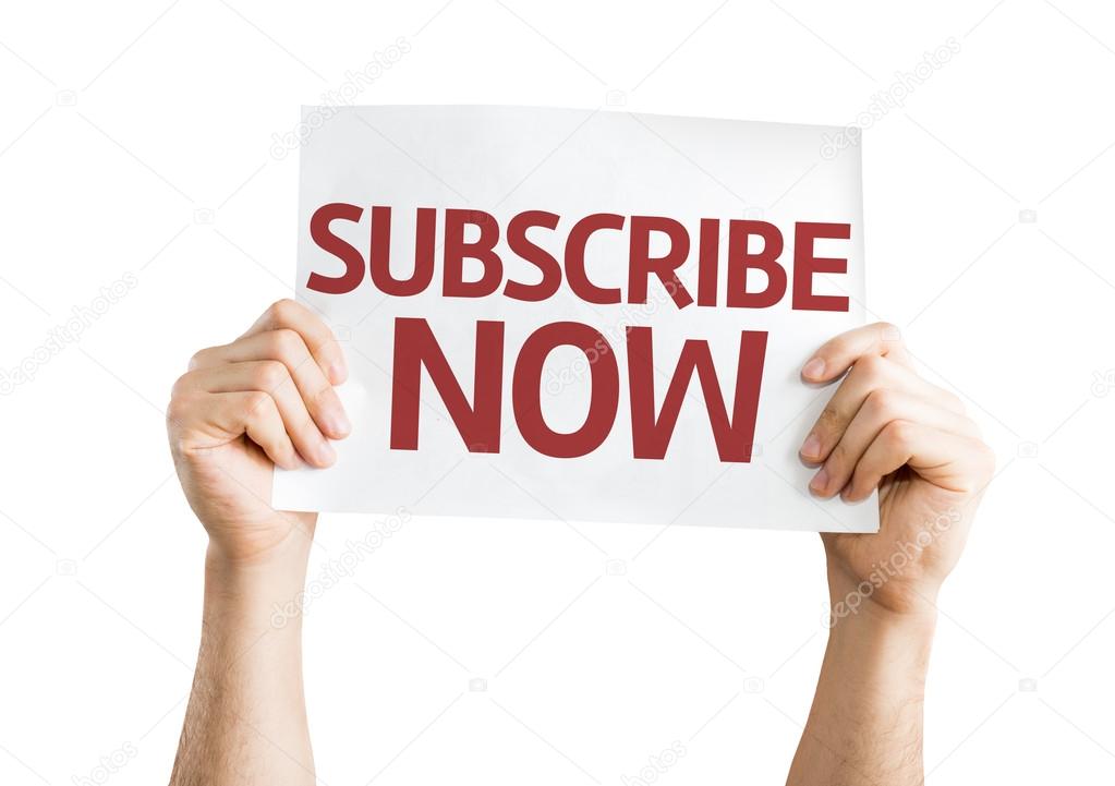 Subscribe Now card Stock Photo by ©gustavofrazao 63659213