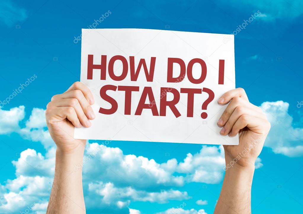 How do I Start? card — Stock Photo © gustavofrazao #64867533