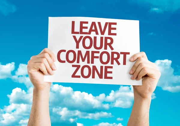 Leave Your Comfort Zone card - Stock Image - Everypixel