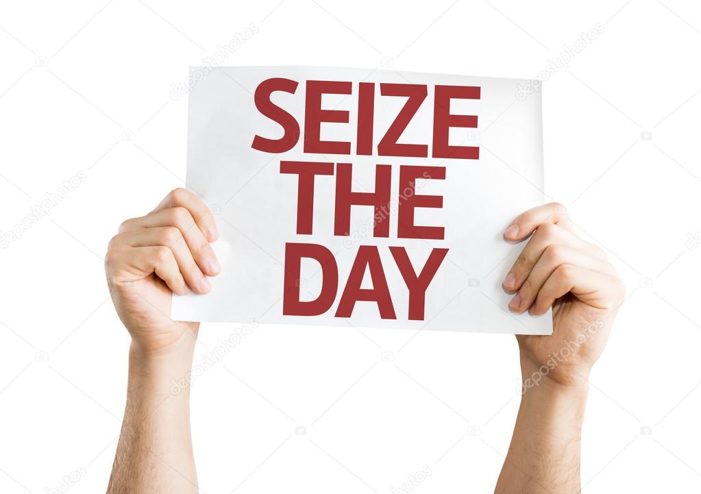 Seize the Day card Stock Photo by ©gustavofrazao 64905561