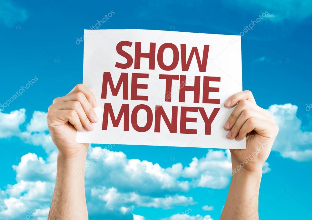 Show Me The Money card — Stock Photo © gustavofrazao #64905645