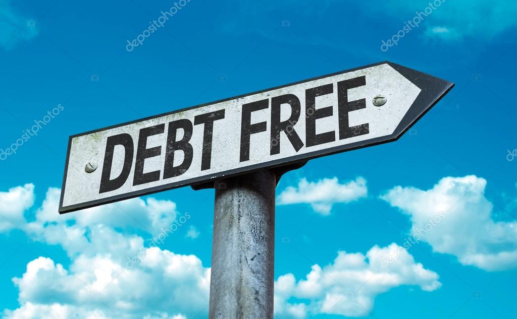 Debt Free sign — Stock Photo © gustavofrazao #64907301