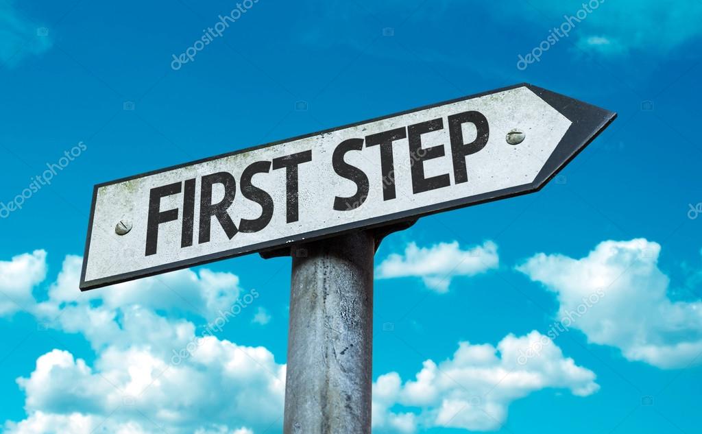 First Step sign Stock Photo by ©gustavofrazao 64912417