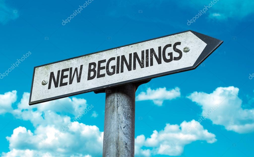 New Beginnings sign — Stock Photo © gustavofrazao #64913775