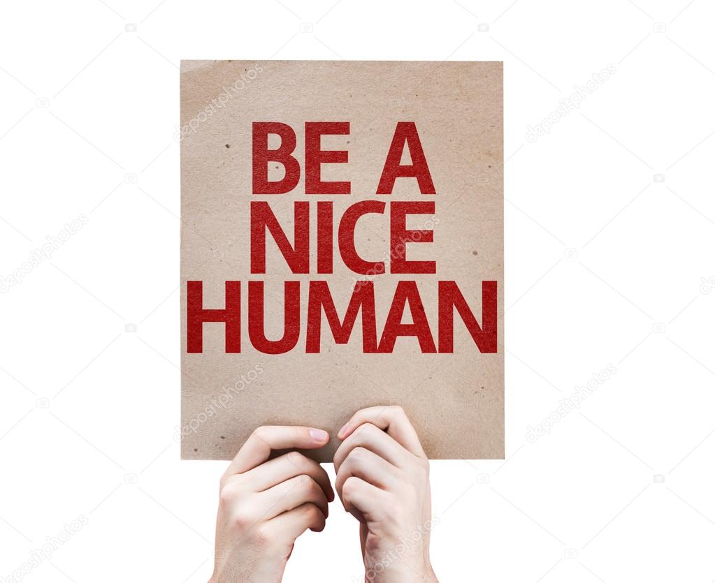 Ser una tarjeta humana agradable — Foto de stock #67094925 © gustavofrazao