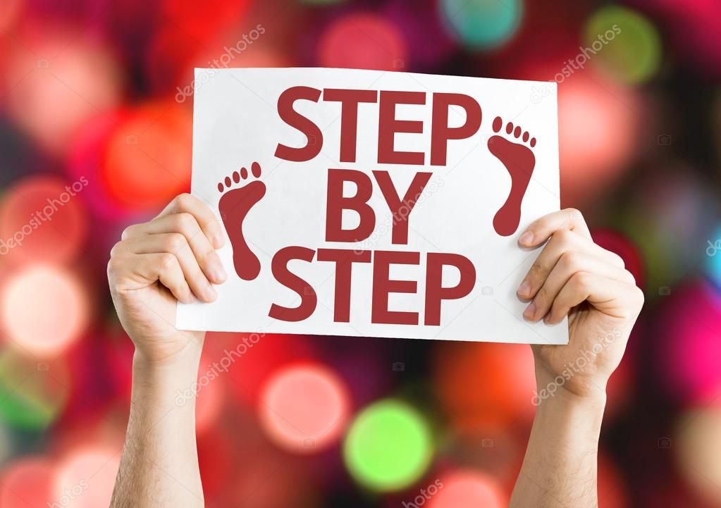 Step By Step card Stock Photo by ©gustavofrazao 67109465