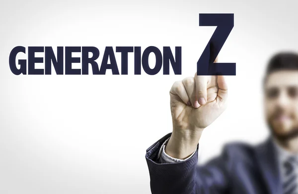Man with text: Generation Z - Stock Image - Everypixel