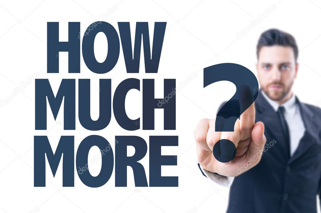 Text: How Much More? — Stock Photo © gustavofrazao #71124853