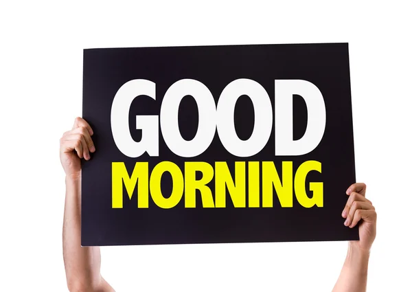 Good Morning sign Stock Photo by ©gustavofrazao 85669298