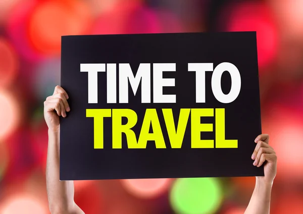 Time to Travel direction sign — Stock Photo © gustavofrazao #84047034