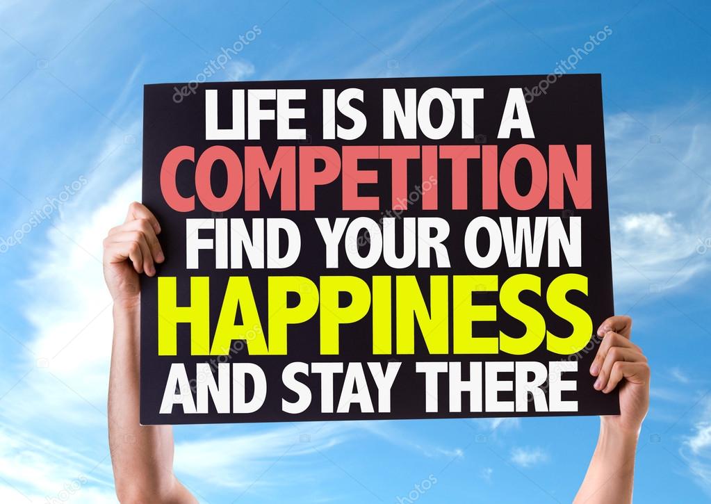 Life Is Not a Competition card Stock Photo by ©gustavofrazao 73411433
