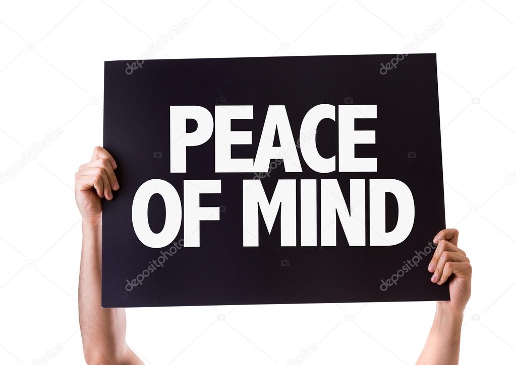 Peace of Mind card Stock Photo by ©gustavofrazao 73411779
