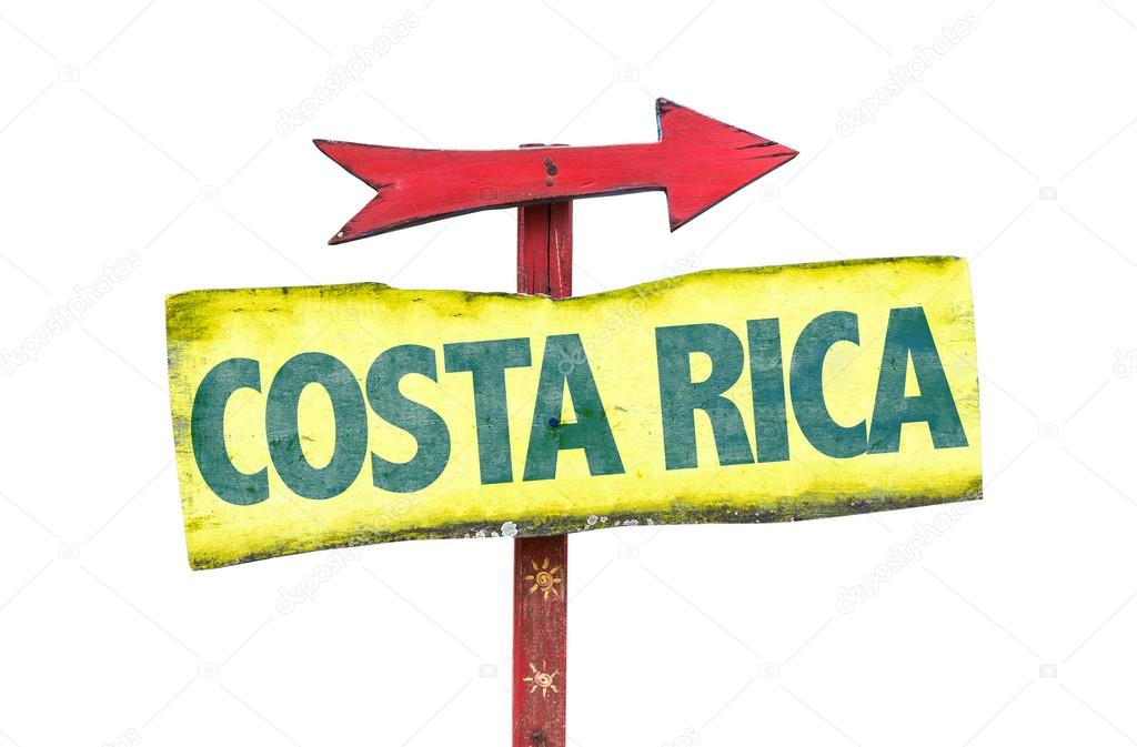 Costa Rica text sign Stock Illustration by ©gustavofrazao #73414621