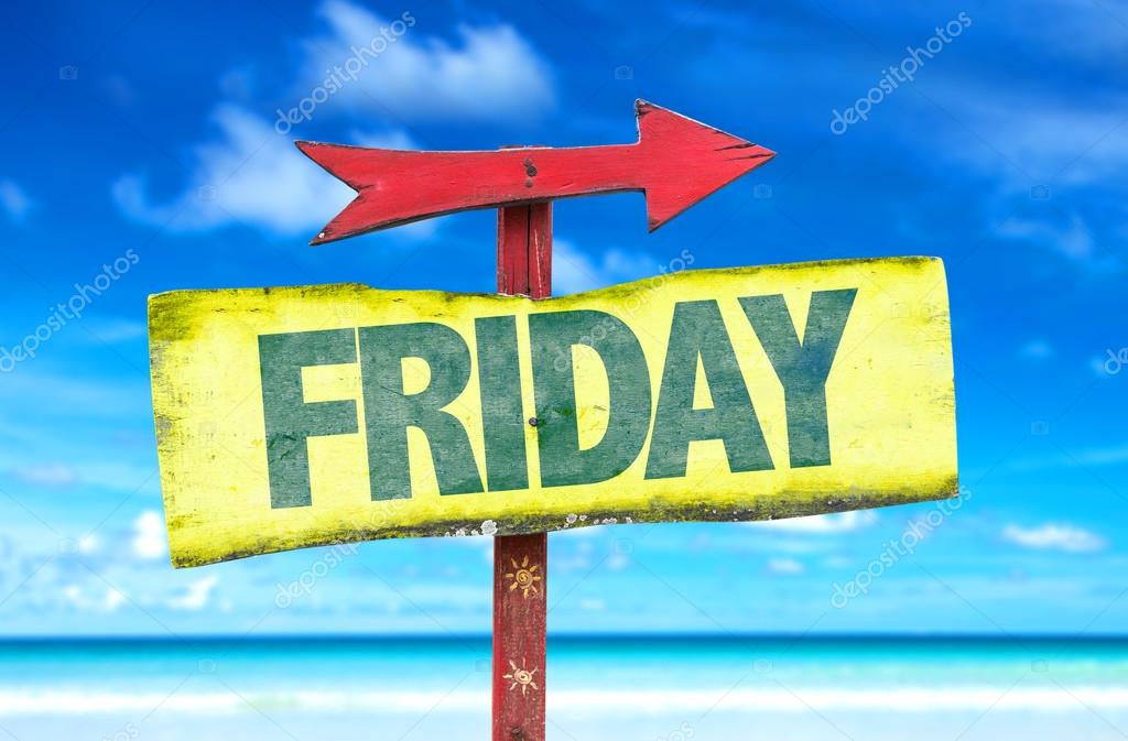 Friday text sign — Stock Photo © gustavofrazao #73416023
