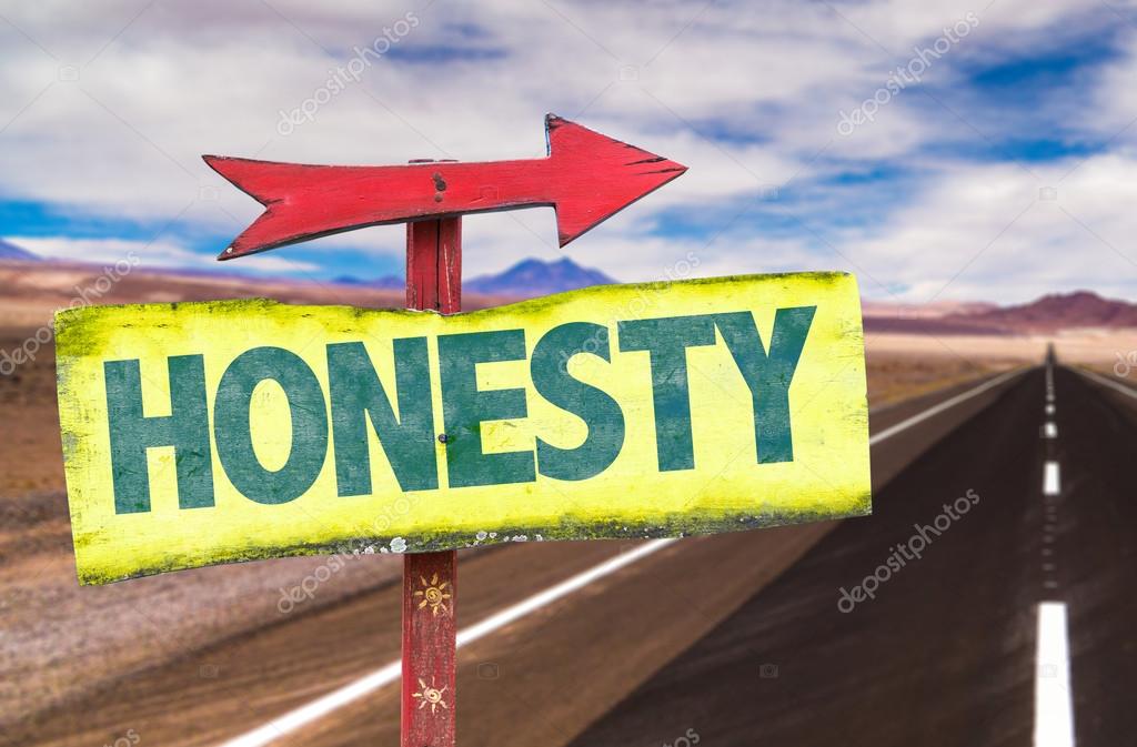 Honesty text sign Stock Photo by ©gustavofrazao 73416571
